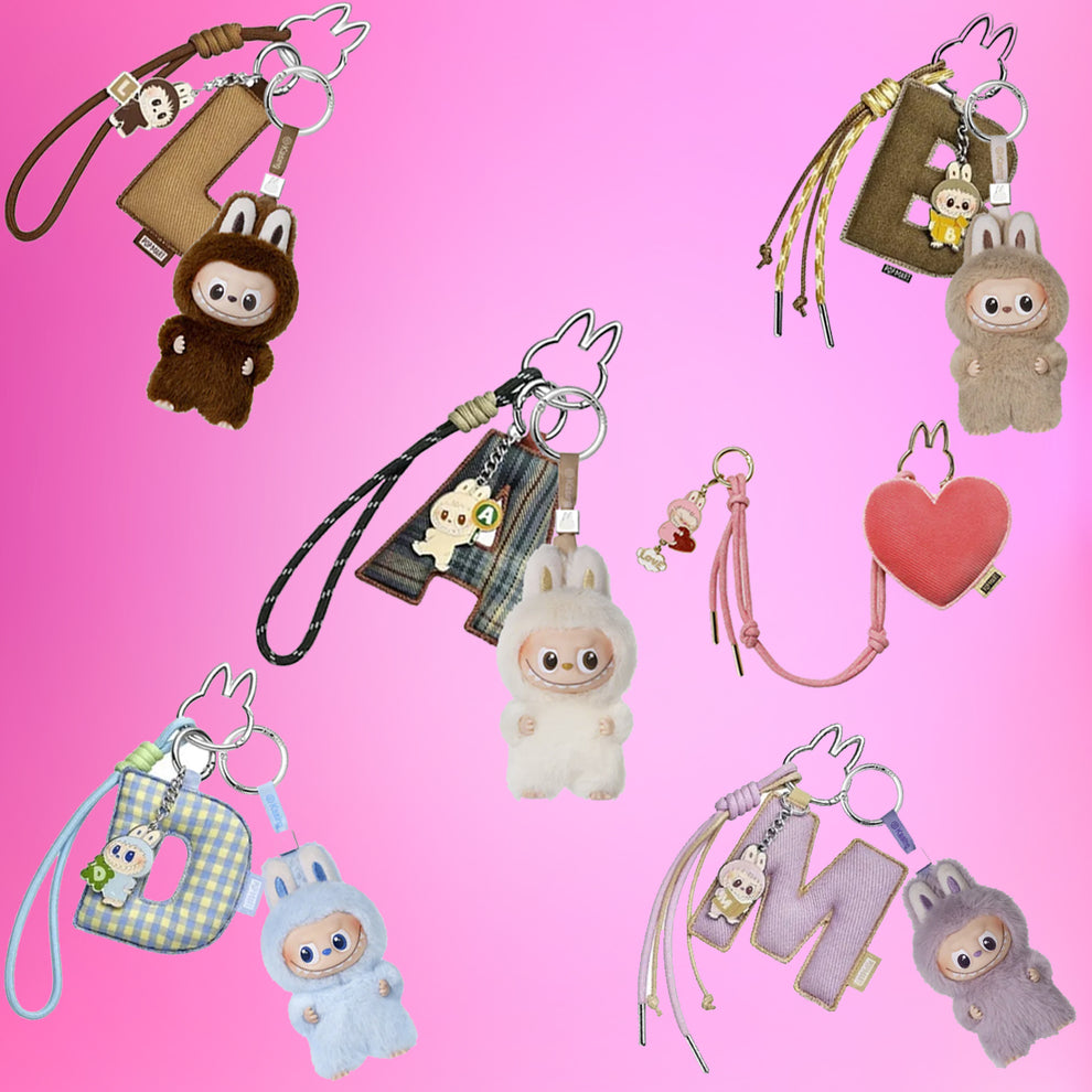 Pin for Love Mini Labubu Doll+Letter Pendant Combo (A-M) – Labubu ...